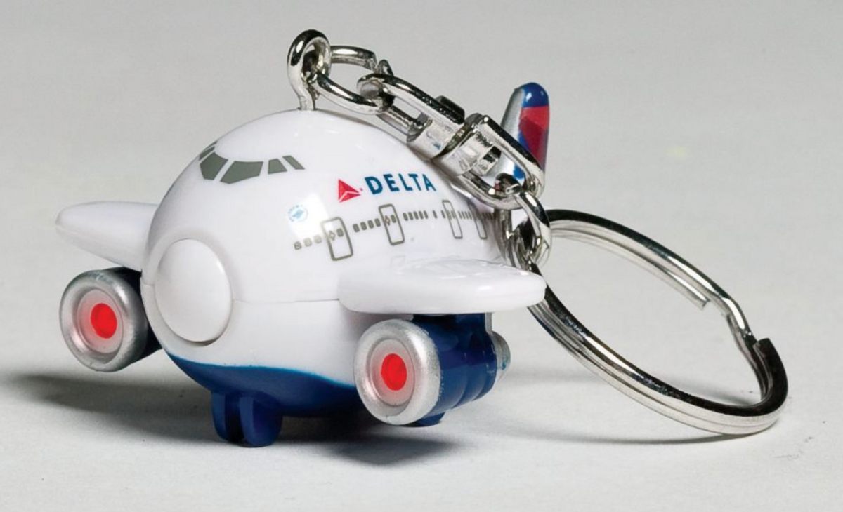 Delta Airlines Jet Keychain with Sounds & Lights – PopCultureSpot.com ...