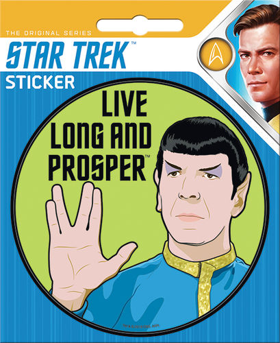 Star Trek Live Long and Prosper Mr. Spock Sticker Decal ...