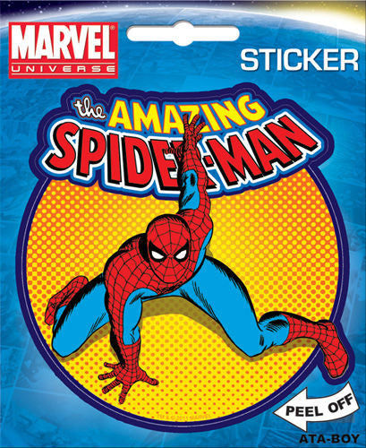 The Amazing Spider-Man Comic Sticker Scrapbook Computer Locker Decal ...