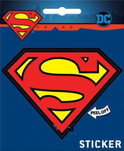 DC Comics Superman Logo Bumper Sticker Decal – PopCultureSpot.com ...
